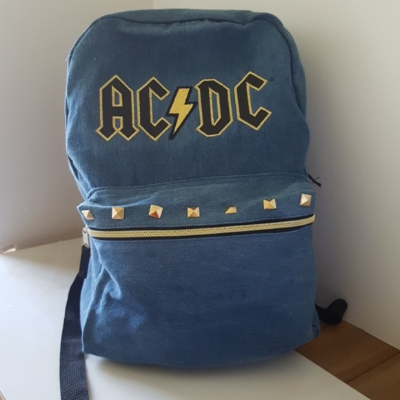 AI New York | Bags | Womenmen Boygirl Acdc Rock Band Backpack | Poshmark
